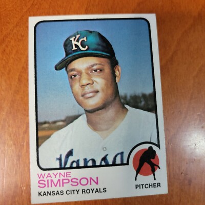 1973 Topps Baseball Card #428 Wayne Simpson Kansas City Royals EX-NM ...