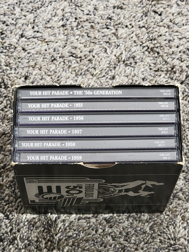 Time Life Your Hit Parade The Fabulous '50s 6 CD Box Set Music ...