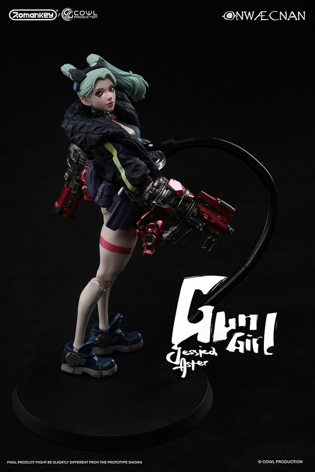 Romankey X COWL 1/12 Gun Girl Collectible Female Action Figure Model ...