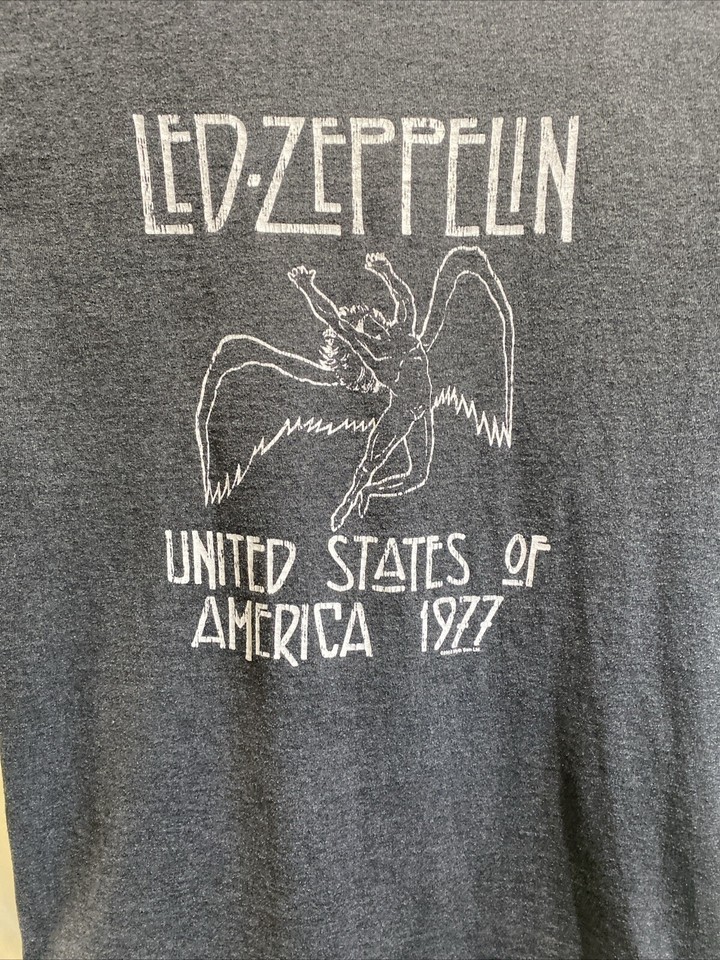 Rare Fruitful The Loom Led Zeppelin Shirt Size Small 2003 Graphic Band ...