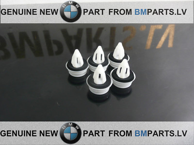 5x NEW GENUINE BMW & MINI CLIP WITH WASHER WHITE 51418224768 | eBay