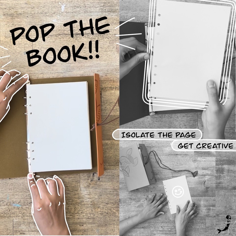 Artist Watercolour Notebook - Pad Book Sketchbook Art Paper - 30 Pages ...