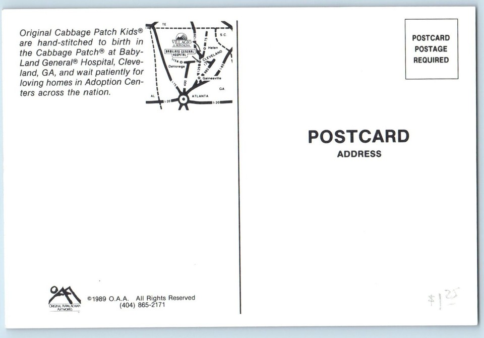 Cabbage Patch Kids Postcard Hand Stitched Dolls c1910's Unposted ...