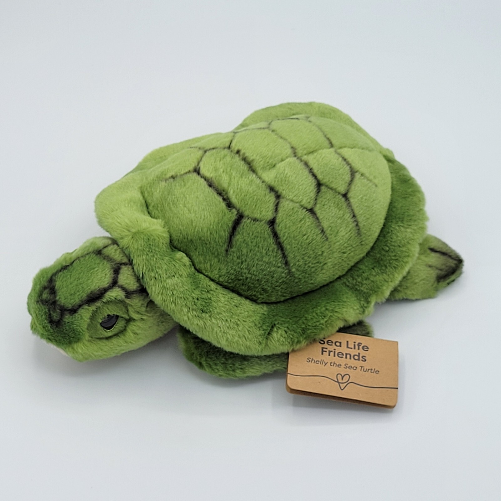 NEW Demdaco Sea Life Friends Shelly The Sea Turtle 10" Stuffed Animal ...