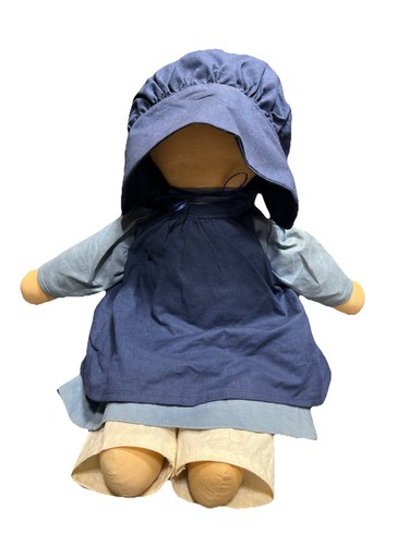 Vintage Folk Art Handmade Faceless Amish Cloth Girl Doll | eBay