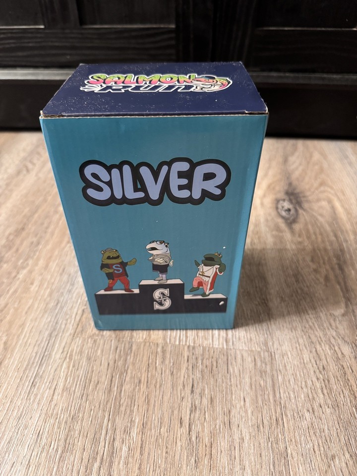SEATTLE MARINERS SILVER SALMON RUN BOBBLEHEAD SGA 7/23/25 | eBay