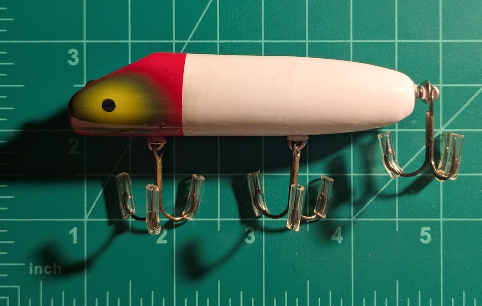 Luhr Jensen RW Bass-Oreno VINTAGE 4" Wooden Fishing Lure | eBay