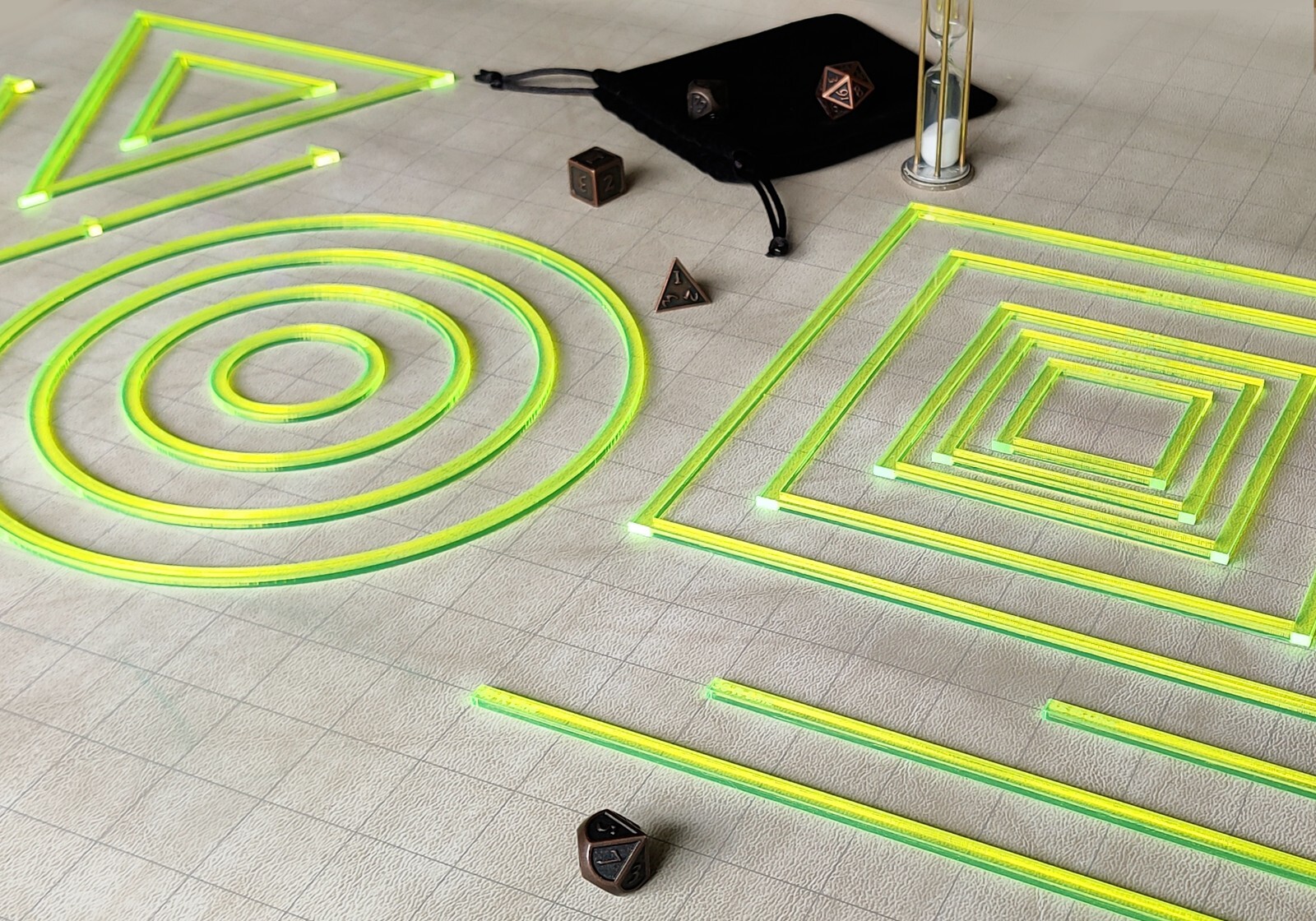 Spell Area of Effect Rulers | Acrylic guides for DnD 5e | eBay