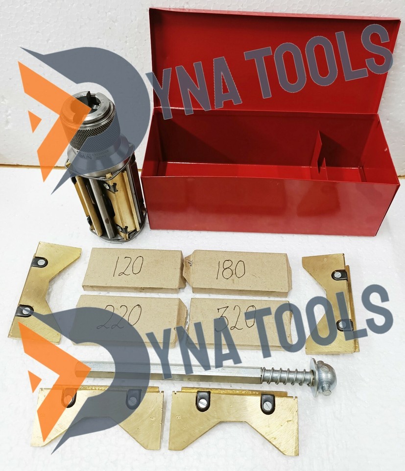 CYLINDER ENGINE HONE KIT- 2-1/2" to 5-1/2" Honing Machine + 4 Grit ...