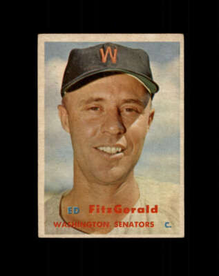 1957 Topps Baseball #367 Ed Fitzgerald STARX 5.5 EX+ (CS132204) | eBay
