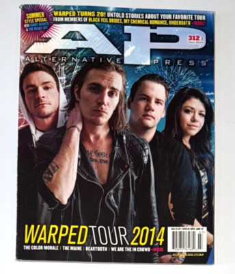 Warped Tour 2014 312.2 Alternative Press Magazine NEW & UNREAD July ...