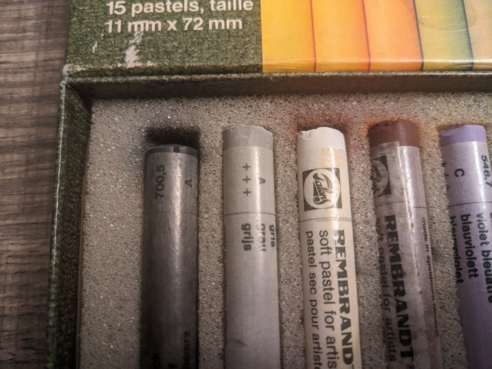 Vintage Talens Rembrandt Soft Pastels 15 Sticks Gently Used | eBay