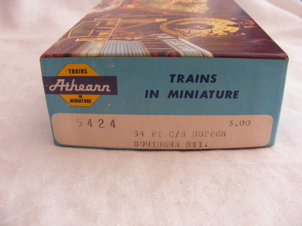 1970's HO Scale Athearn 5424 Southern Railway 322096 34' Hopper | eBay