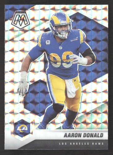 2021Mosaic Football Aaron Donald #120 Silver Prizm Mosaic Rams | eBay