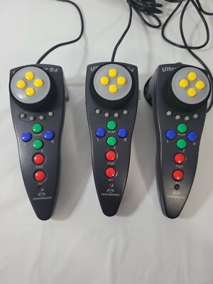 Three Ultra Racer 64 Controllers For N64 | eBay