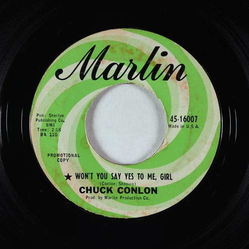 Northern Soul 45 - Chuck Conlon - Won't You Say Yes To Me, Girl ...