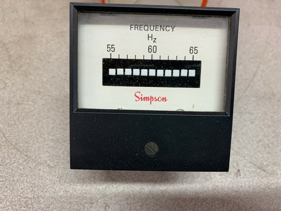 NEW IN BOX SIMPSON FREQUENCY METER 03496 | eBay