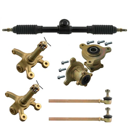 440mm Steering Gear Shaft Rack Pinion Tie Rod Ends 3 Stud Wheel Spindle ...