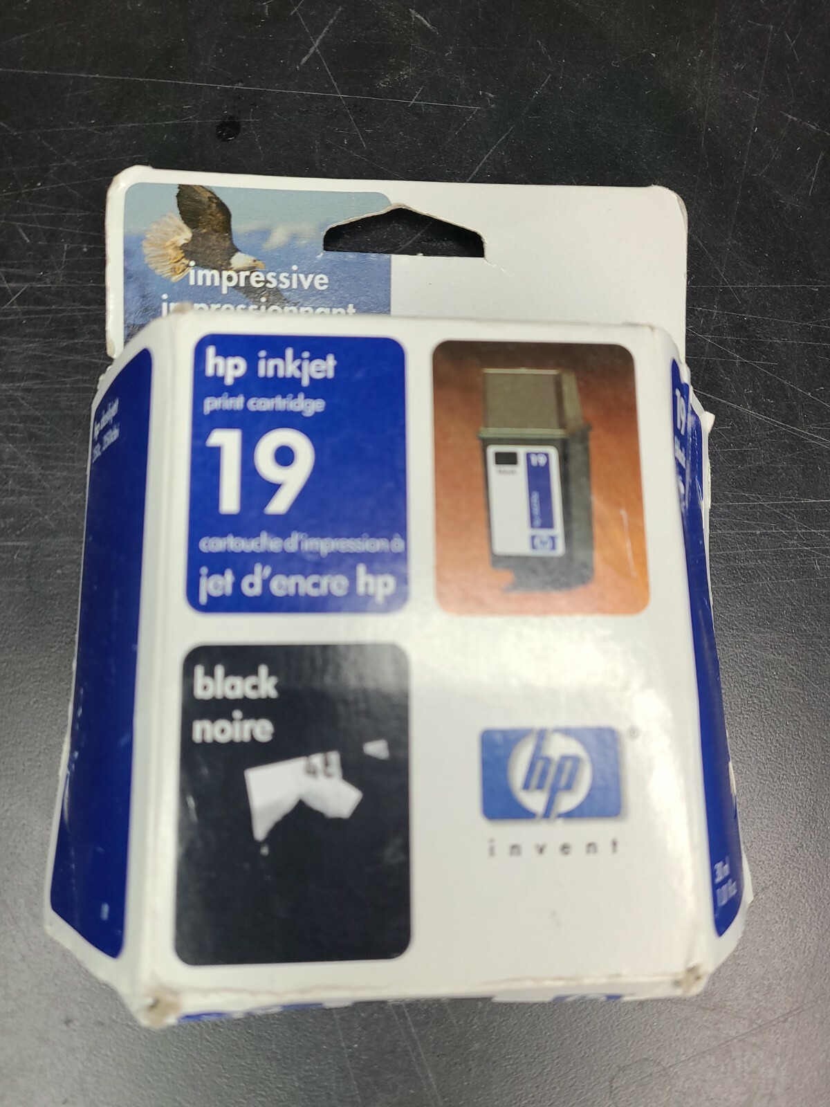 HP Inkjet 19 Cartridge distressed package | eBay