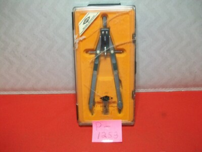 VINTAGE COLLECTIBLE ALVIN JET-BOW COMPASS No. 964J W/ CASE DRAFTING ...