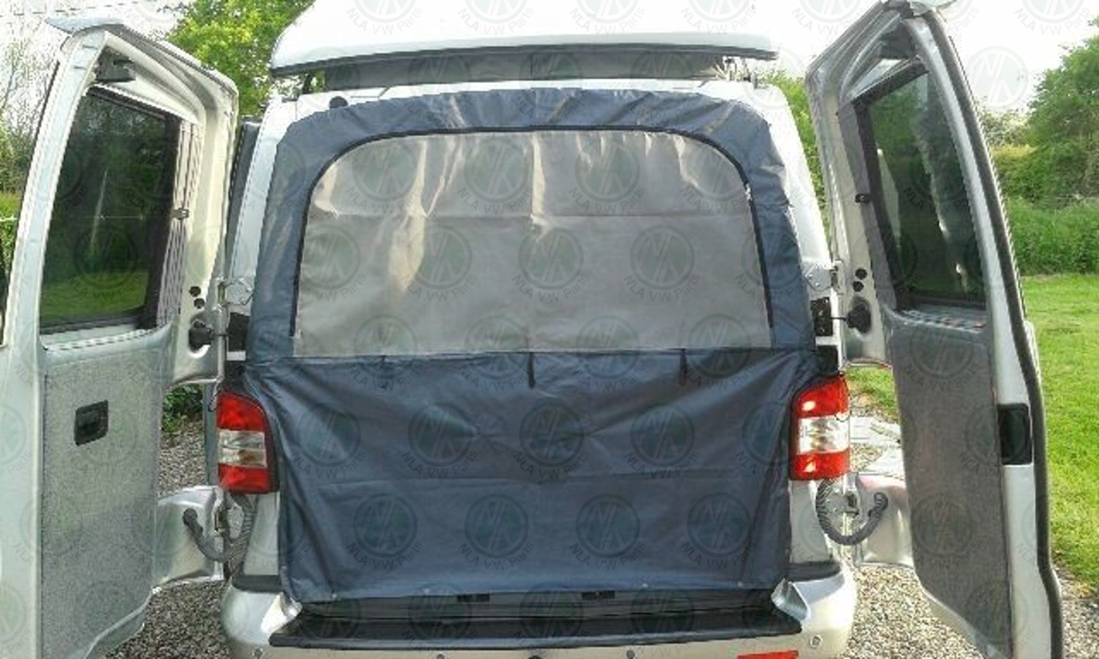 Rear Gate Mosquito Net for VW T5 / T6 with Built in Storage Bag C9561 ...