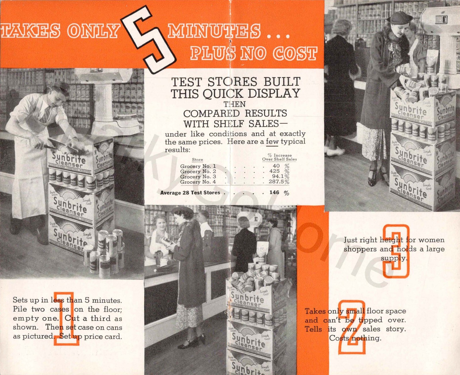 Sunbright Cleanser Store Display Increase Sales Profit Grocer Magazine ...