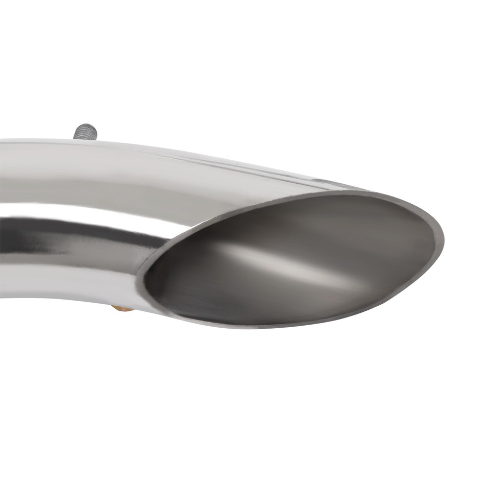 Chrome Slash Exhaust Pipes System For Honda Shadow 1100 VT1100 Spirit ...