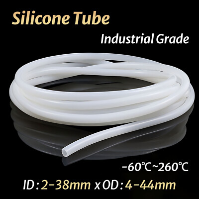Industrial Grade Silicone Tube High Temp Hose (500F) ID 2mm-38mm x OD ...