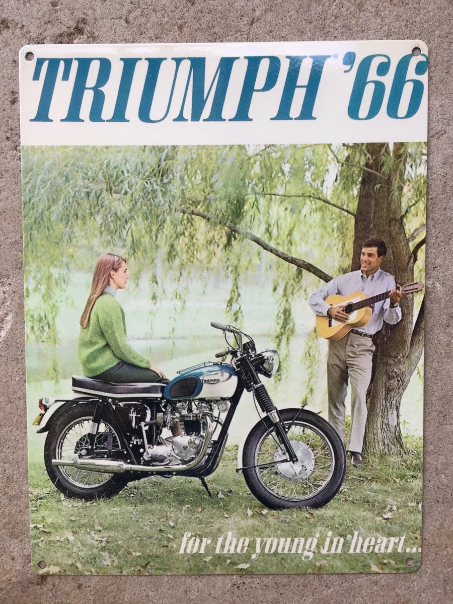 Triumph Motorcycle Posters And Signs