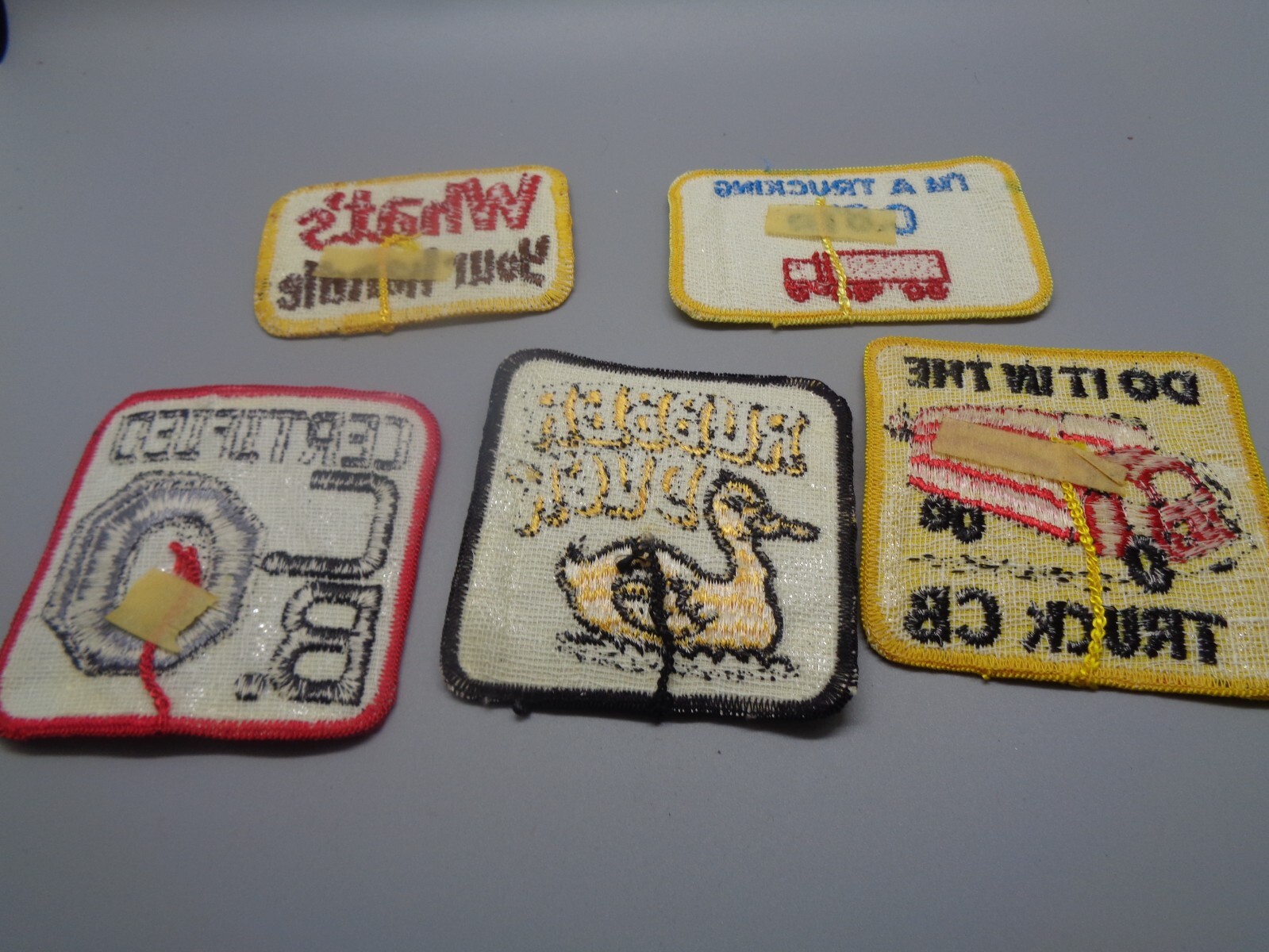 Vintage CB Radio patches Lot of 5 Different. New Old Stock from 1977 #3 ...
