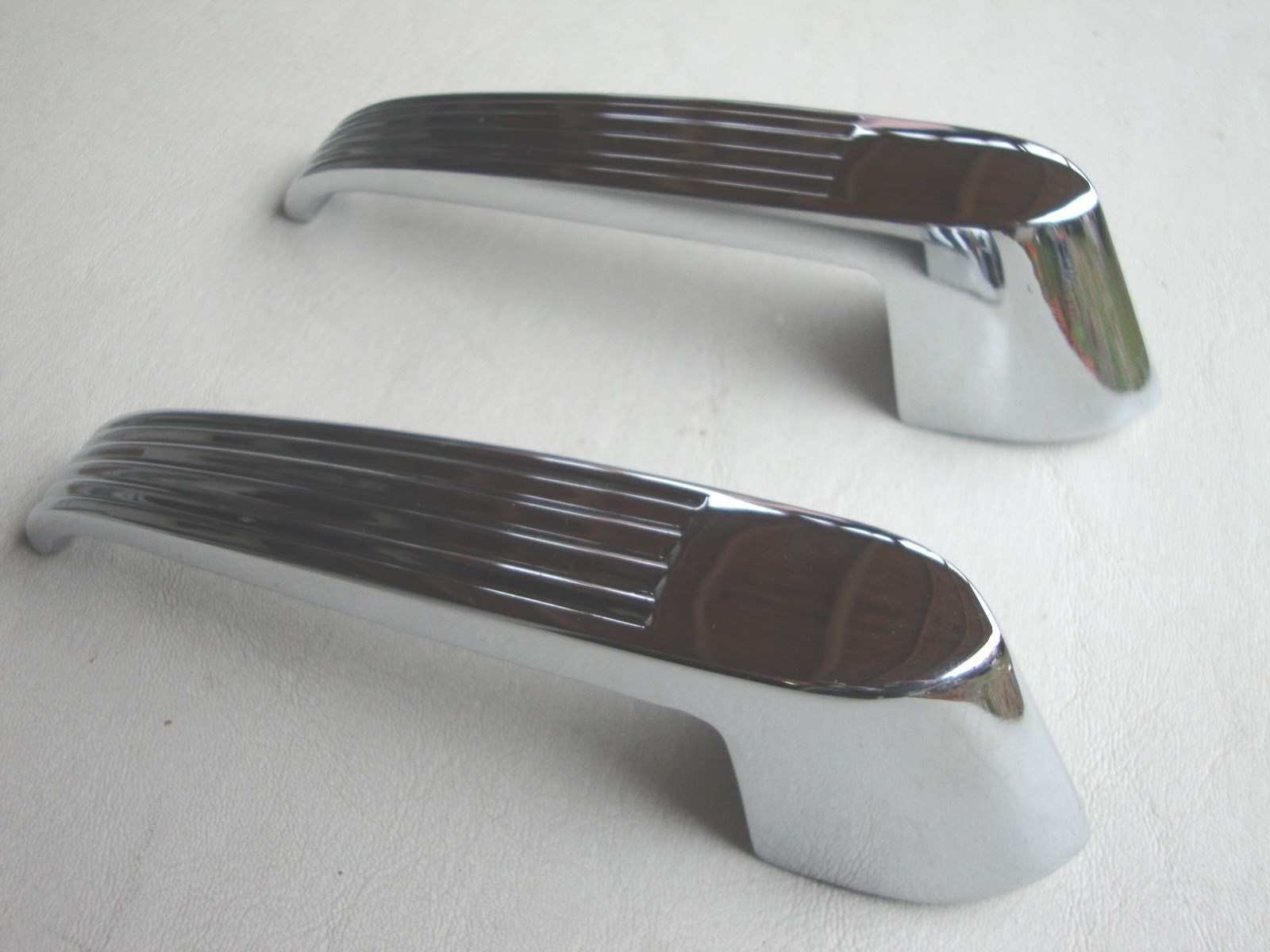 56 1956 FORD TRUCK F100 F250 INSIDE CHROME DOOR PULL HANDLES NEW * | eBay