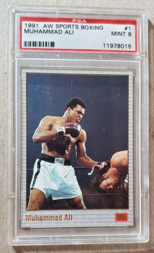 1991 AW Sports Boxing Muhammad Ali PSA 9 #1 | eBay