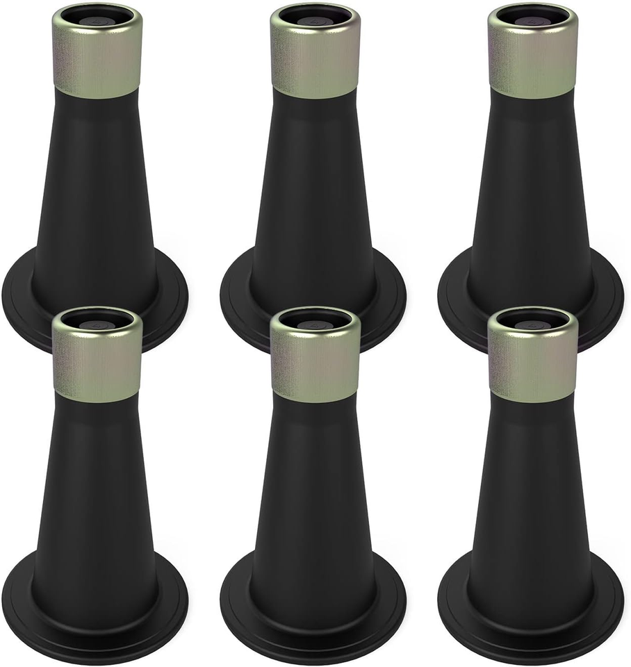 6 Pcs Bed Frame Feet,Bed Frame Feet for Replace Wheels,Risers for Bed ...