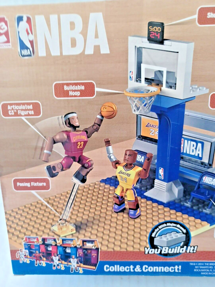 NBA C3 Building Set Lebron James Vs. Kobe Bryant 160 PCS NEW NEVER ...