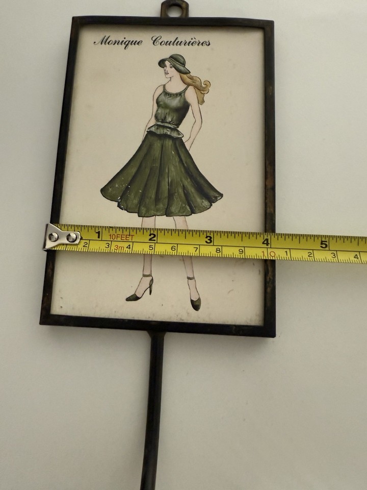 Vintage Metal Coat Hook Towel Hanger Monique Couturieres French Country ...