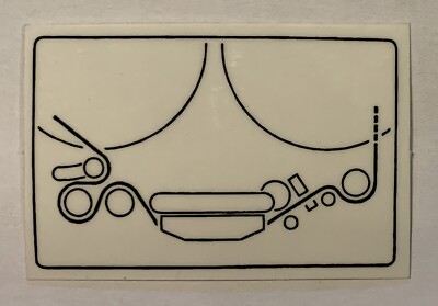 Otari MTR-12 Transport Threading Sticker | eBay