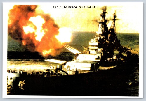 Postcard USS Missouri BB63 LP1 | eBay
