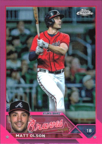 2023 Topps Chrome MLB #163 Matt Olson Pink (C3) | eBay
