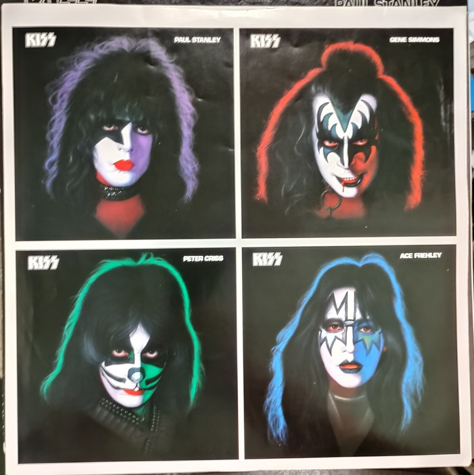 KISS solo albums complete Japan 4 LP set - all vinyl is Mint! | eBay