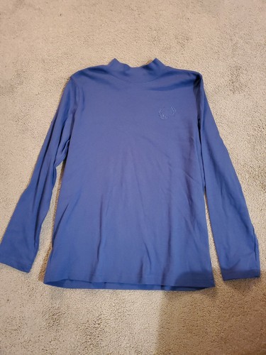 Women's Blair Mock Turtleneck Blue Size Large | eBay