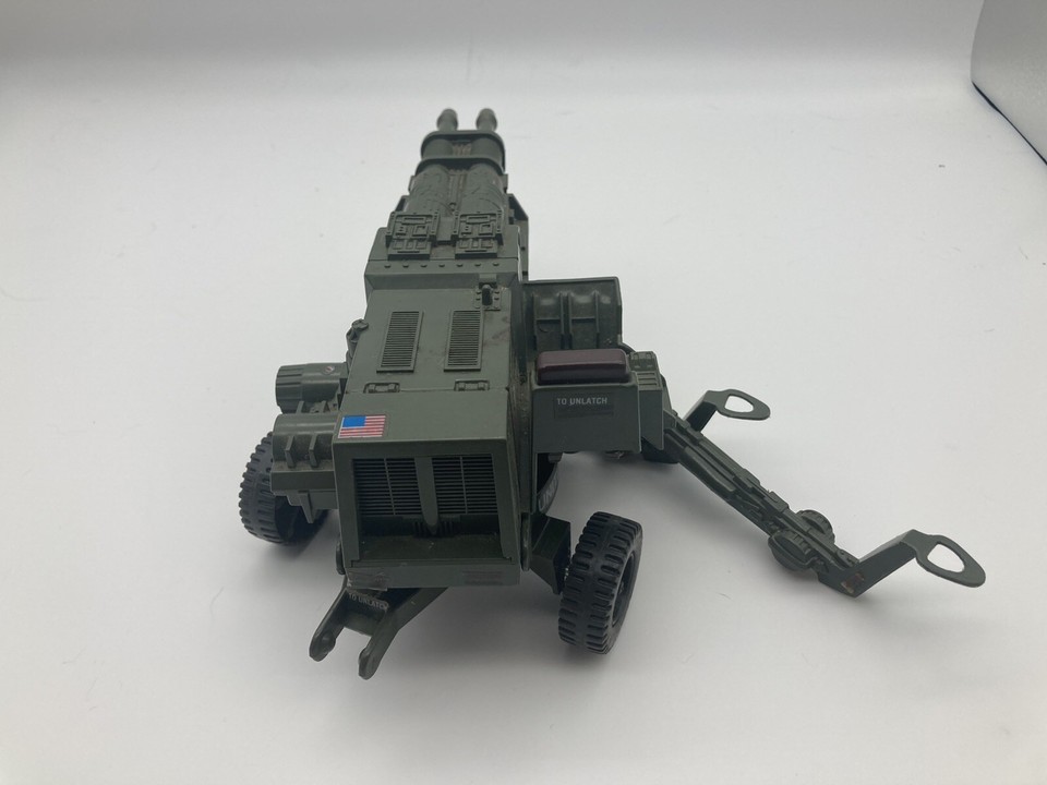 GI Joe Vamp Jeep HAL Heavy Artillery Laser Cannon Trailer Vintage 1982 ...