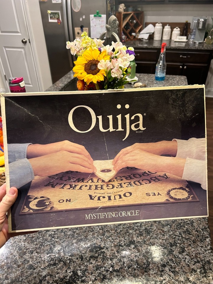 OLD Ouija Board Mystifying Oracle Parker Brothers Brand William Fuld ...