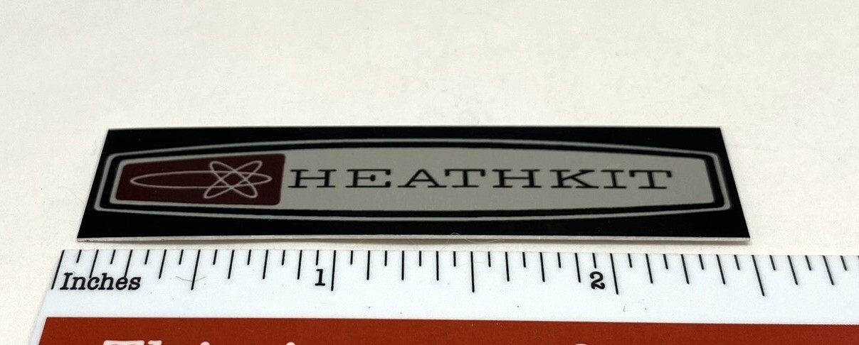 Heathkit Logo Badge Custom Made Aluminum - Vintage Look | eBay