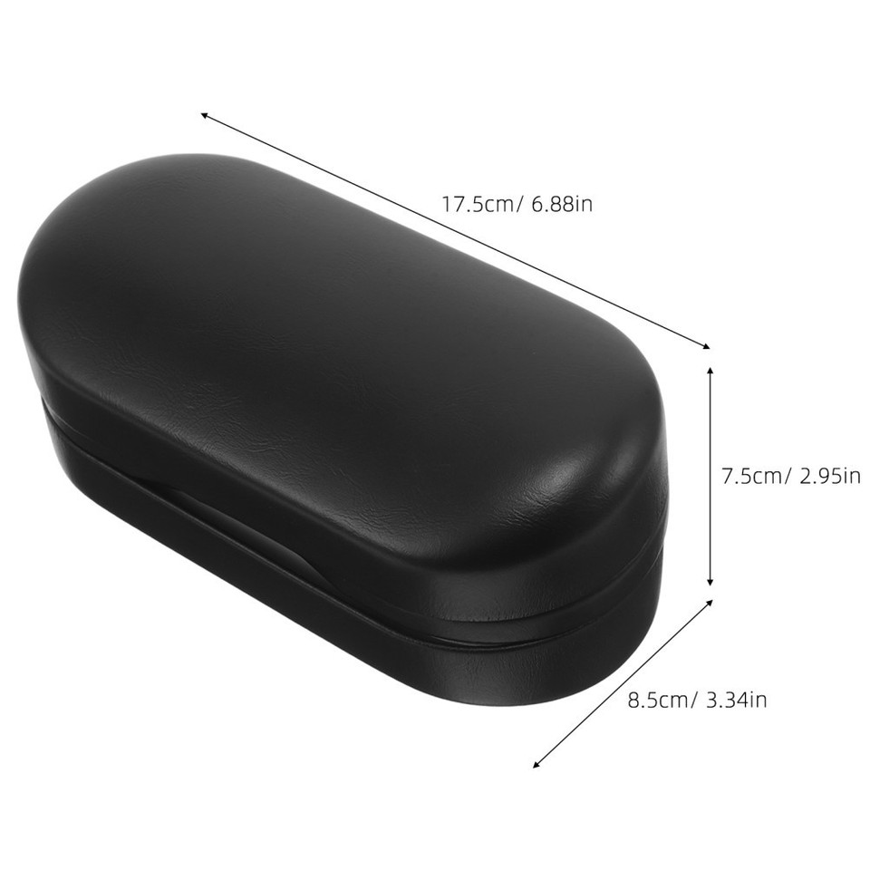 Oversized Dual Compartment Eyeglasses Hard Case, Sunglasses Storage ...