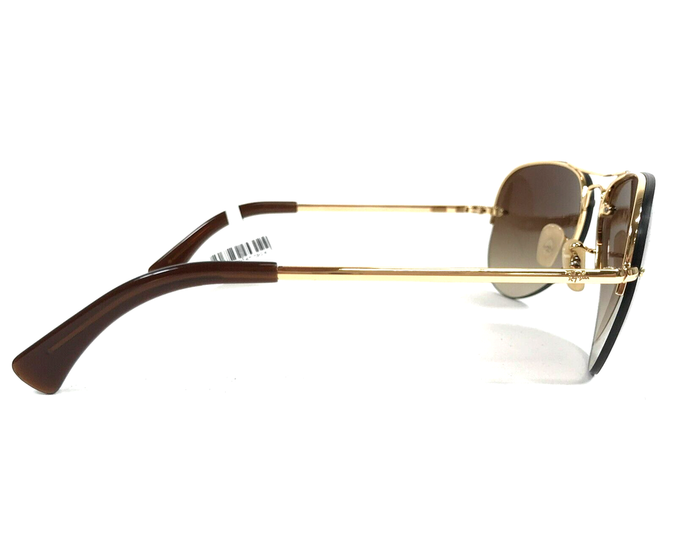 Ray-Ban Sunglasses RB3449 001/13 Arista Gold Aviators with Brown ...
