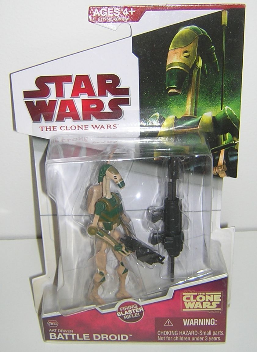 Star Wars Clone Wars CW33 AAT Driver Battle Droid | eBay