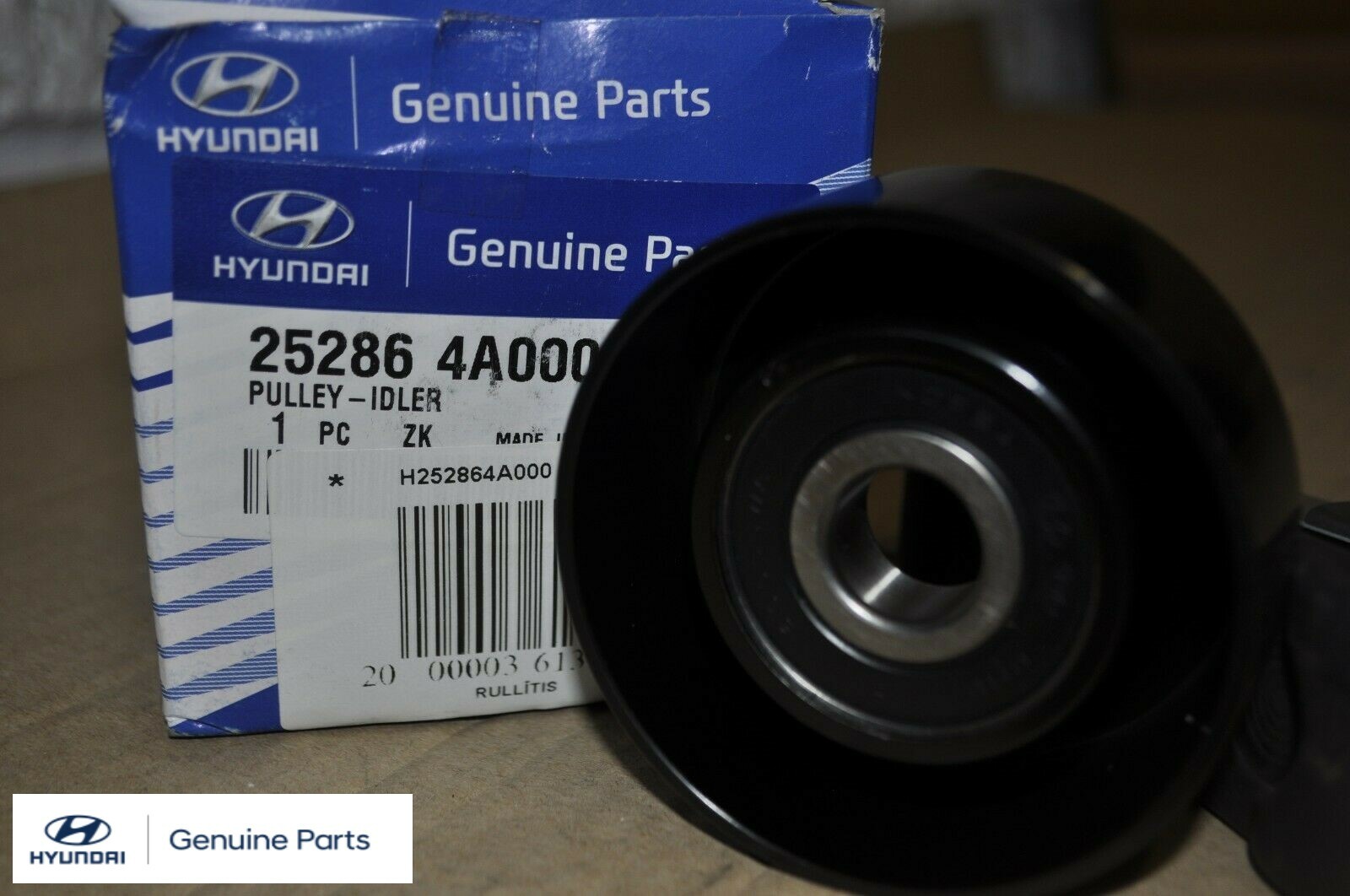 HYUNDAI H1 2500cc 2002-2016 IDLER PULLEY COOLANT PUMP NEW GENUINE OEM ...