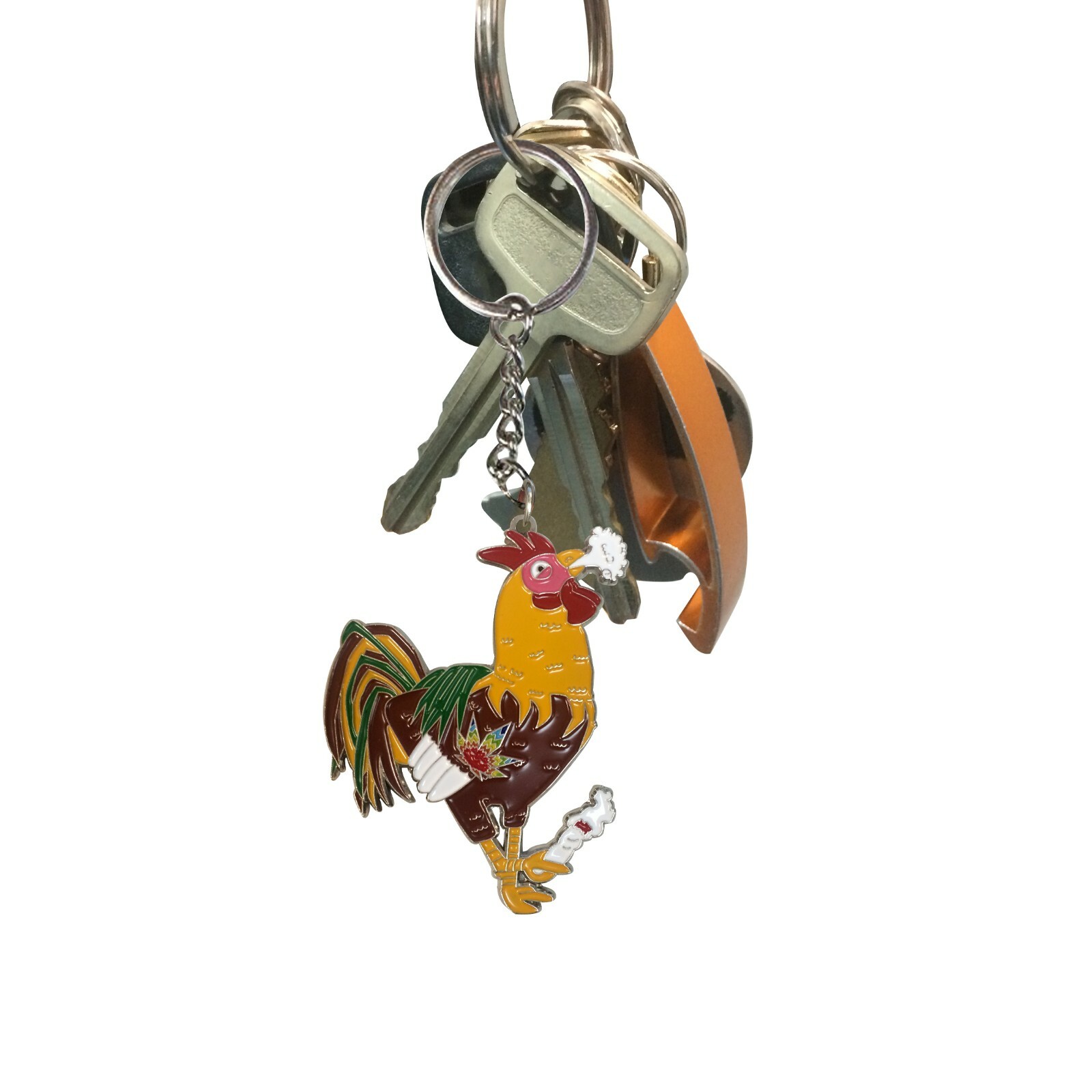 Pot Smoking Pals Chill Stoned Rooster Enamel Metal Key Chain | eBay