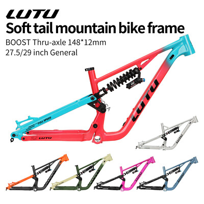 LUTU 27.5/29" Full Suspension Mountain Bike Frame M/L Size with DNM RCP ...