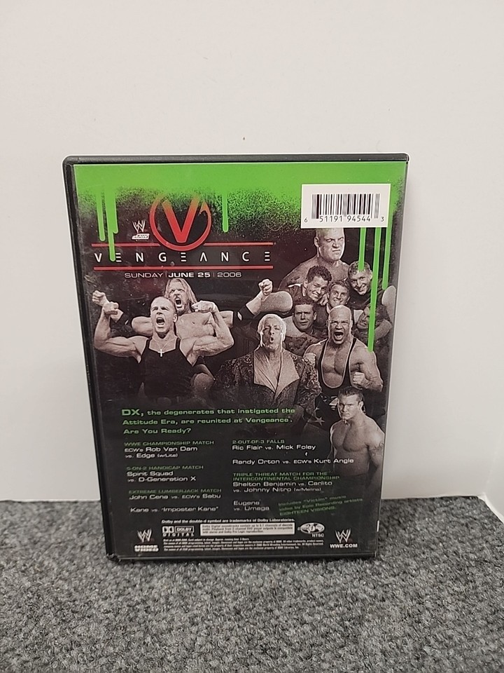 WWE - Vengeance 2006 (DVD, 2006) 651191945443| eBay